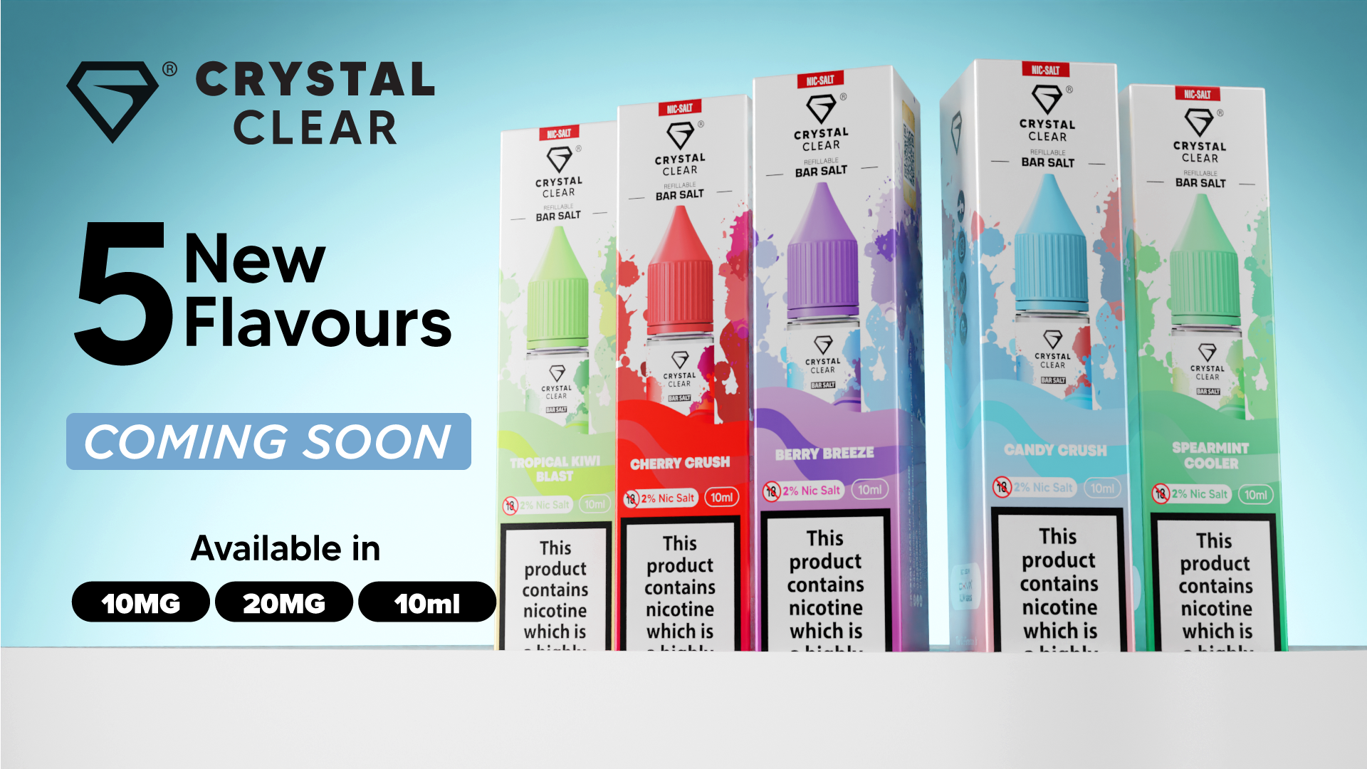 Crystal Clear Juice - New Flavours | Mix & Match – VapehouseUK