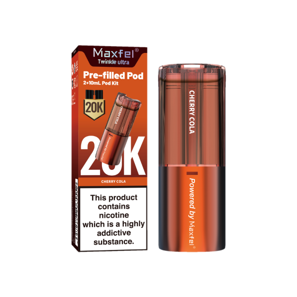 Cherry Cola - Maxfel Twinkle Ultra 20K Refill Pods | Only £5.99 ...