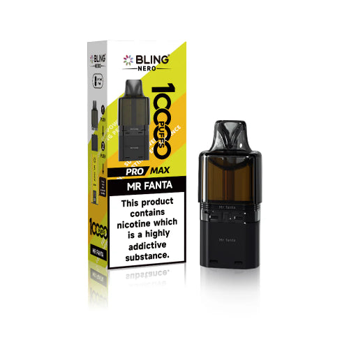 Mr Fanta - Crystal Bling Nero 10K Refill Pods | Only £4.99! – VapehouseUK