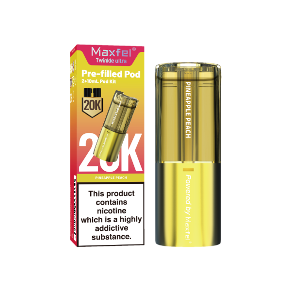 Pineapple Peach - Maxfel Twinkle Ultra 20K Refill Pods | Only £4.99 ...